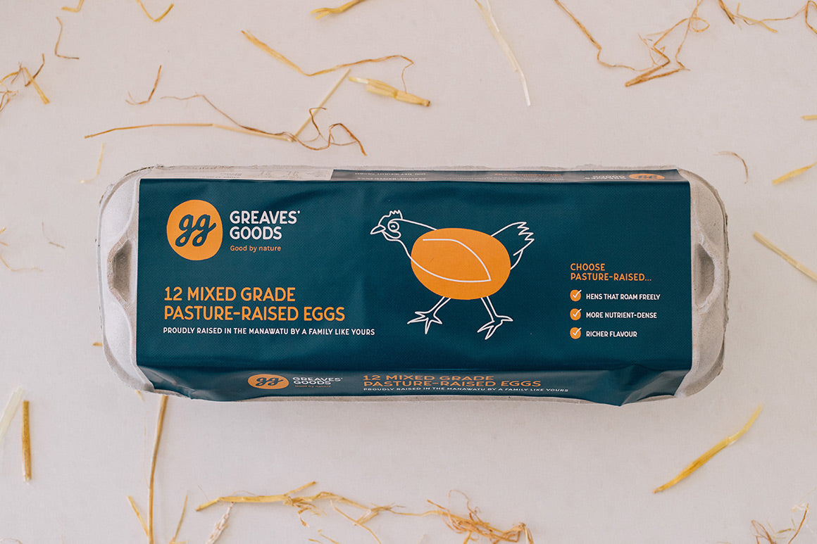 MIXED GRADE EGGS - 12 PACK – Greaves' Goods